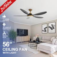 China 56 Inches DC Motor Energy Saving Dimmable LED Ceiling Fan with Light for sale