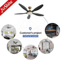 China 56 Inches DC Motor Energy Saving Dimmable LED Ceiling Fan with Light for sale