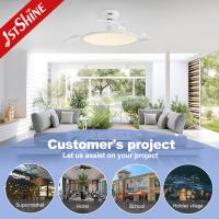China Ultra-Thin 42 Inch Smart Ceiling Fan with Retractable Blades and DC Motor for sale