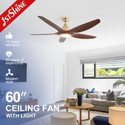 China 60 Inches Decorative Ceiling Fan with 5 ABS Blades and 6 Speed Remote Control for sale