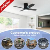 China 52 Inches Ceiling Fan Light with DC Motor and MDF Blades for Indoor Living Room for sale