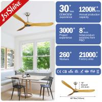 China 60 Inch Decorative Ceiling Fan with DC Motor and Remote Control for Large Spaces for sale