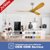 China 60 Inch Decorative Ceiling Fan with DC Motor and Remote Control for Large Spaces for sale
