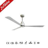 China Vintage 220V DC Wood Blade Ceiling Fan with Energy Saving and Lower Noise for Home and Office for sale