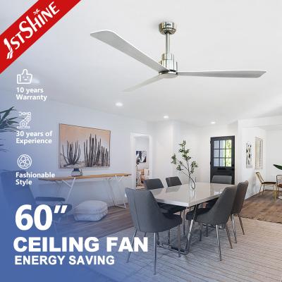 China Vintage 220V DC Wood Blade Ceiling Fan with Energy Saving and Lower Noise for Home and Office for sale