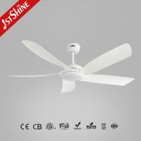 China 52 Inch Modern Ceiling Fan with Light Featuring Silent DC Motor and 5 ABS Blades for Ultra-Slim Design for sale