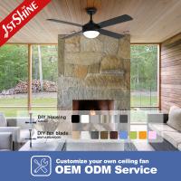 China 52 Inches LED Ceiling Fan with Remote Control 6 Speeds and ≤30dB Noise for sale
