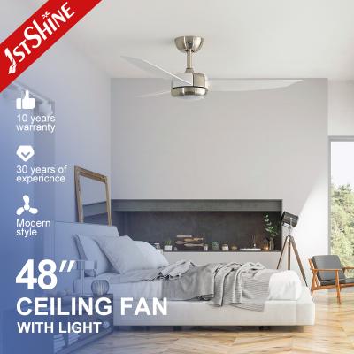 China 48 Inch LED Ceiling Fan with ABS Blades and Quiet DC Motor for Modern Homes for sale