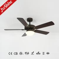China 52 Inch Modern Ceiling Fan with Light Featuring DC Motor and 6 Speed Remote Control for sale