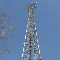 China Factory Price 60m Self Supporting Telecom Steel Tower Customized 3-Leg Tubular for sale