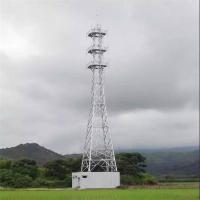 China 60m Telecom Steel Tower Self Supporting Lattice Structure for sale