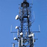 China Q235 Q345 Telecom Steel Tower 100m Self Supporting Communication Tower for sale