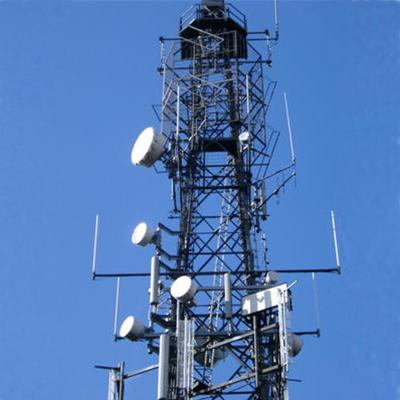China Q235 Q345 Telecom Steel Tower 100m Self Supporting Communication Tower for sale