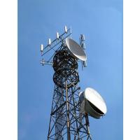 China Galvanized Q345B Telecom Steel Tower 20m to 100m for sale