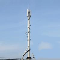 China 10m To 60meters Telecommunication Steel Mono Pole Tower for sale