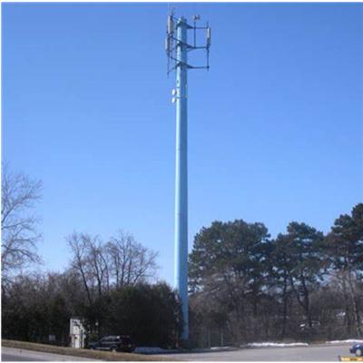China Single Tubular Steel Monopole Antenna Tower Hot Dip Galvanization for sale