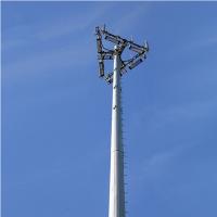 China 20m High Mast Transmission Steel Monopole Antenna Tower For Communication for sale