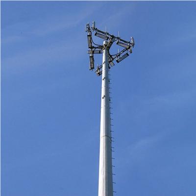 China 20m High Mast Transmission Steel Monopole Antenna Tower For Communication for sale