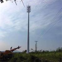 China 45m Power Transmission Antenna Monopole Steel Tower for sale