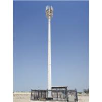 China Q235B Q345B Steel Monopole Cell Tower 20m to 100m Height for sale