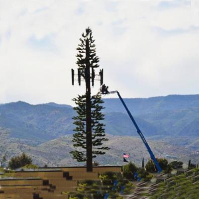 China Galvanized Steel Pipes Monopole Cell Towers Artificial Trees and Plants for sale