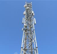 China Q235b Q345b Telecommunication Mobile Cell Tower For Antenna Radio And TV for sale