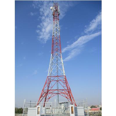 China Radio Antennas 30 Meter Telecom Tower Connecting Plates Bolts Nuts for sale
