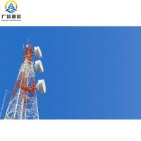 China Customized Telecom Steel Tower With Hot Dip Galvanized Surface Treatment for sale