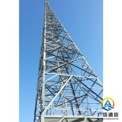 China 30m Pipe Telecommunication Wifi Antenna Tower Hot Dip Galvanization for sale