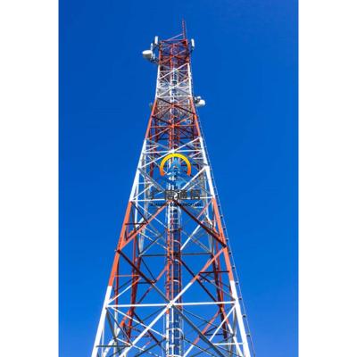 China 3 Legged Galvanized Steel Tube Telecommunication Tower Communication Lattice for sale