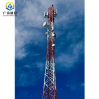 China Signal Transmission Angle Radar Telecom Steel Tower 110M Height for sale
