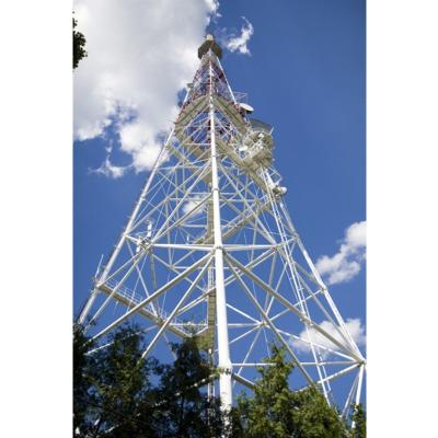 China Seamless Steel Pipes Mobile Tower With Galvanized Bolts ISO 1461 for sale