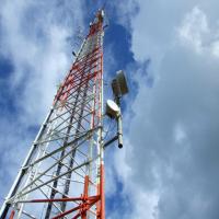 China Galvanized Steel Pipe Self Supporting Communication Tower Telecom Cable 30m for sale