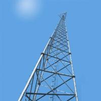 China 5G Signal Microwave WIFI 4 Legged Angle Steel Tower Hot Dip Galvanized for sale