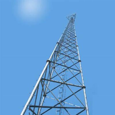 China 5G Signal Microwave WIFI 4 Legged Angle Steel Tower Hot Dip Galvanized for sale