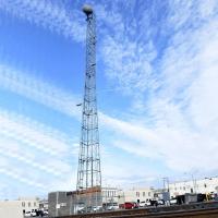 China 4 Legged Angle Steel Mobile Communication Tower 5G Signal Microwave WIFI for sale