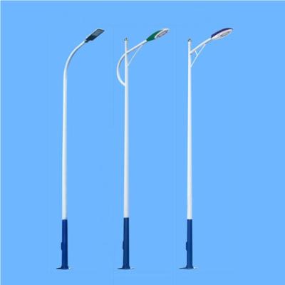 China Solar LED Light Galvanised Steel Poles For Garden Road for sale
