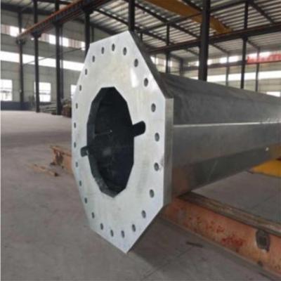 China Octagonal Conical 30m High Mast Poles Galvanization 80um for sale