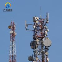 China Self Support Telecom Steel Tower Hot Dip Galvanization 50M For Microwaves for sale