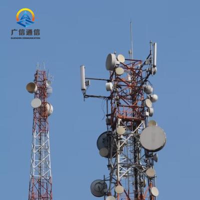 China Self Support Telecom Steel Tower Hot Dip Galvanization 50M For Microwaves for sale