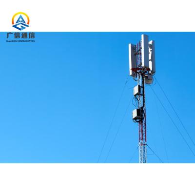 China Q345 30m Guyed Telecom Antenna Tower Hot Dip Galvanization for sale