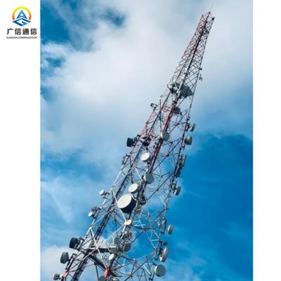China 34Dbi Antenna Lattice Telecom Tower 30m 50m Horizontal for sale