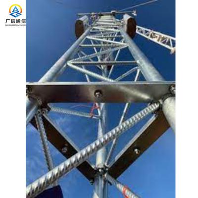 China Microwave Transmission Guyed Lattice Tower 30m 35m 40m for sale