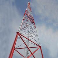 China 60m 3 Legs Raido FM Telecom Steel Tower For Signal Transmitter for sale
