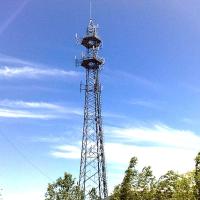 China 25m To 100m Telecommunication Lattice Tower Free Standing Galvanized Steel Made for sale