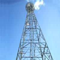 China 60m High Mast 5G Station Mobile Communication Tower Mild Steel for sale