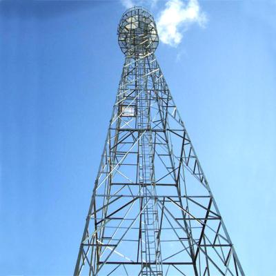 China 60m High Mast 5G Station Mobile Communication Tower Mild Steel for sale
