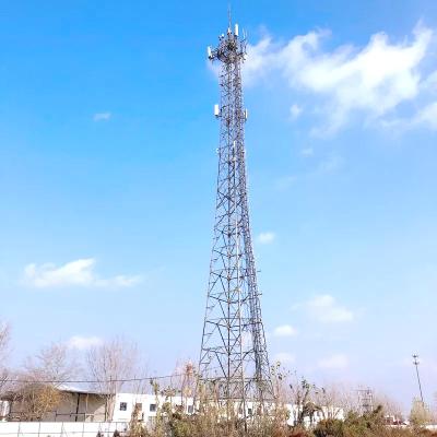 China GSM 3G 4G 5G Cellular Mobile Communication Tower 30m To 60m for sale