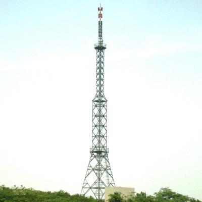 China 70m 5G Mobile Telecom Tower  ISO SJ345 Low Carbon Steel Lattice Mast for sale