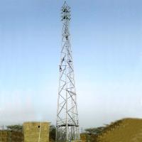 China Low Carbon Lattice Steel Towers VHF FM Radio Wireless Mobile Communication Tower Mast 30m To 70m for sale